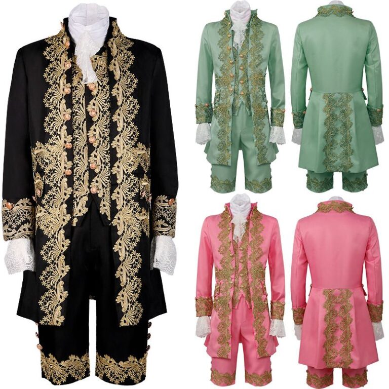 Victorian Costume Men Rococo Costume Suit 18th Century Regency Jacket ...