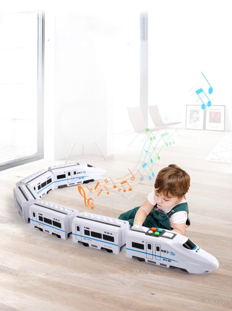 Electric Toy Train for Kids with Action Flashing Lights – ModernOnlineMart