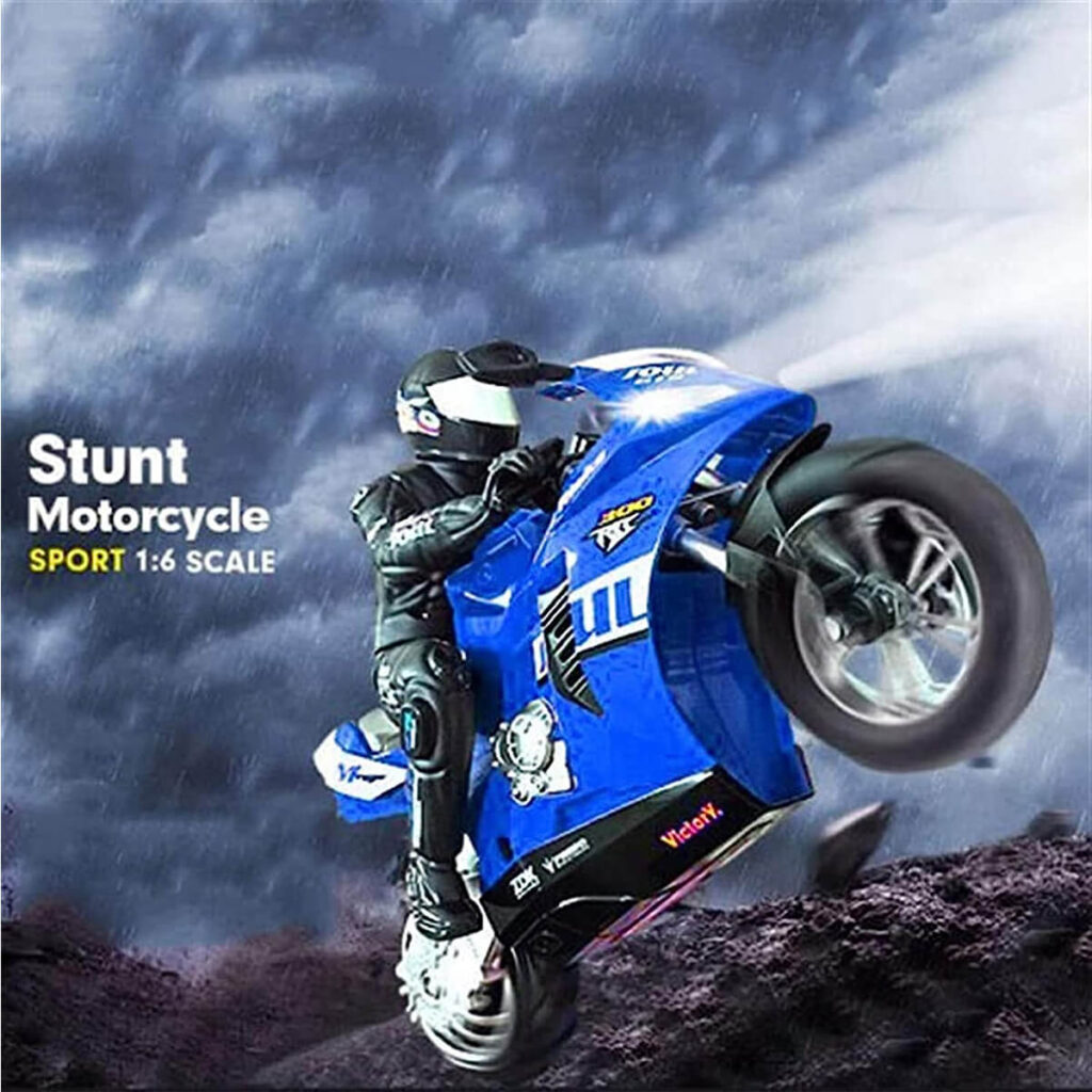 1:6 RC Motorcycle High Speed Drift Motorcycle Remote Control Racing ...