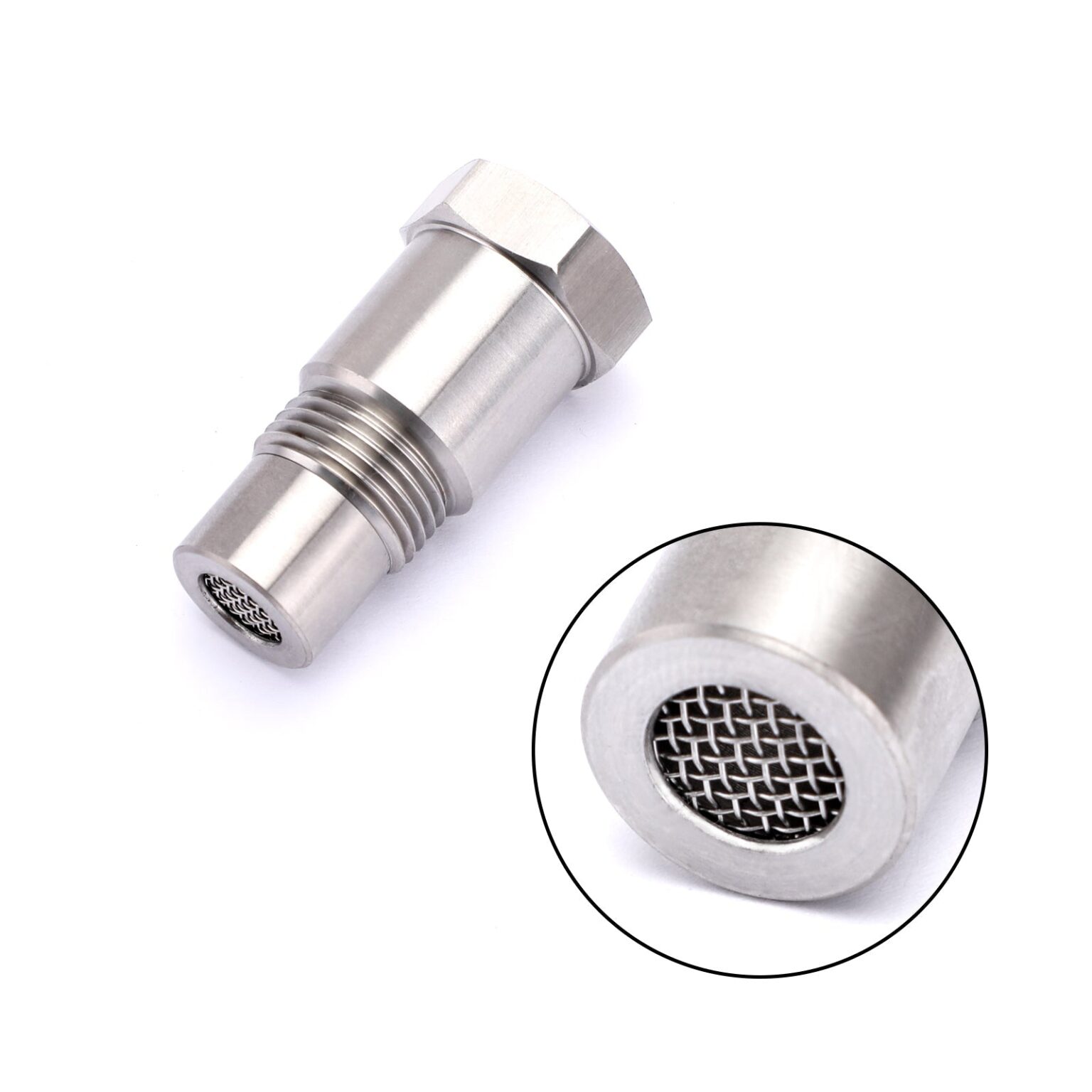 2pcs O2 Sensor Spacer Adapter M18 1 5 Oxygen Cel Check Engine Light